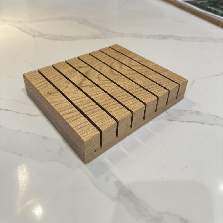 Oak Knife Block – The Drawer Box Company